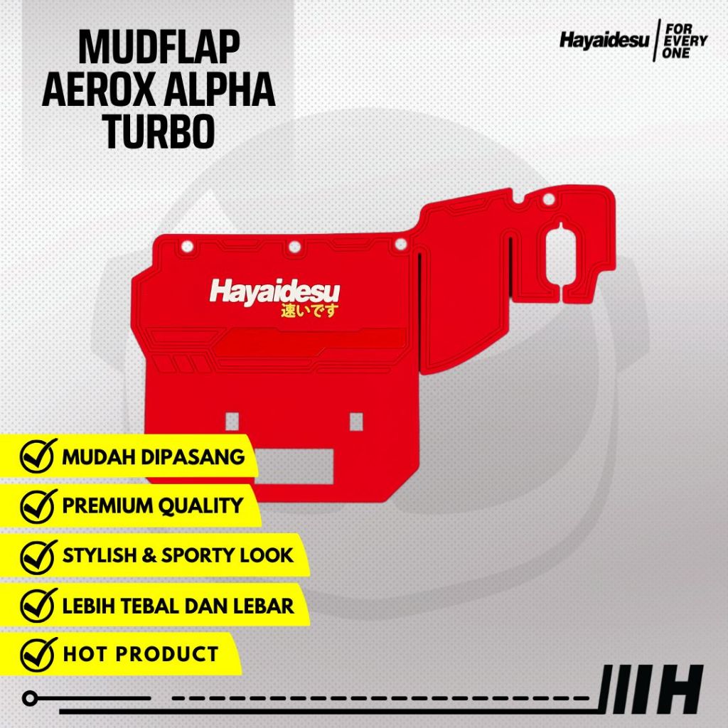 Guarda-Lamas Hayaidesu Yamaha AEROX ALPHA TURBO-Qualidade Premium ...