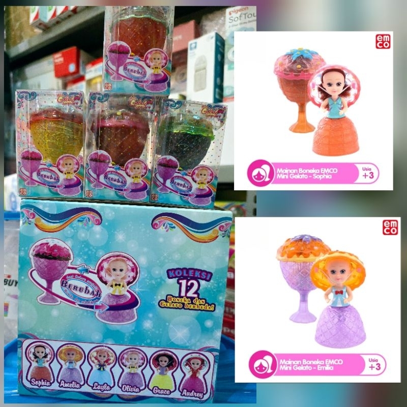 Brinquedo ORIGINAL Surpraise Emco Princess Gelato Se Transforma Em ...
