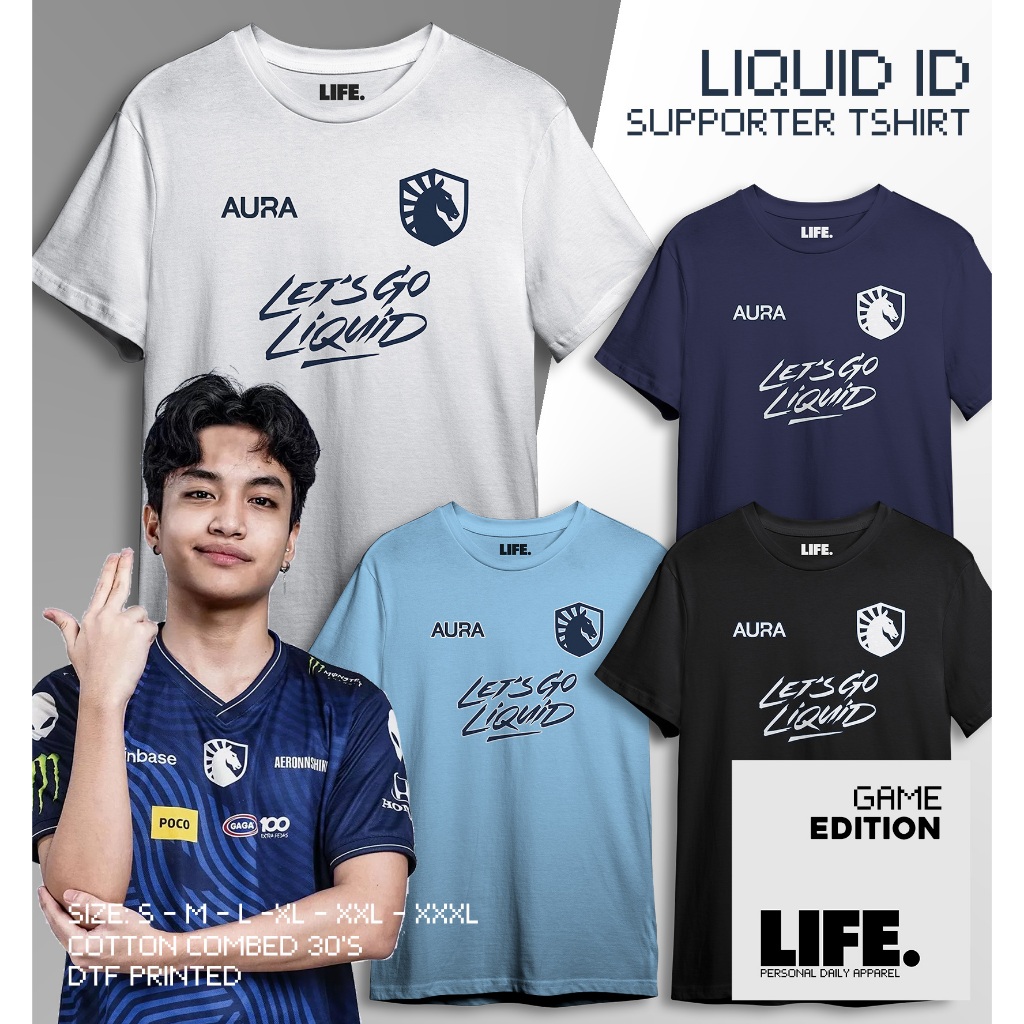 Camiseta KATUN Aura Fire Liquid ID ECHO Mais Recente Esport Gaming ...