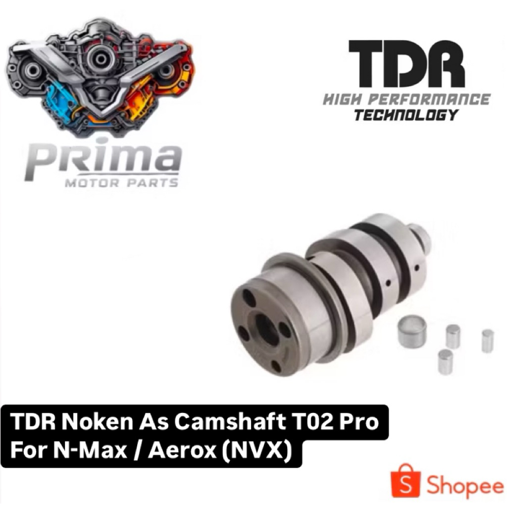 Árvore De Cames TDR T02 Pro Para N-Max/Aerox (NVX) | Shopee Brasil
