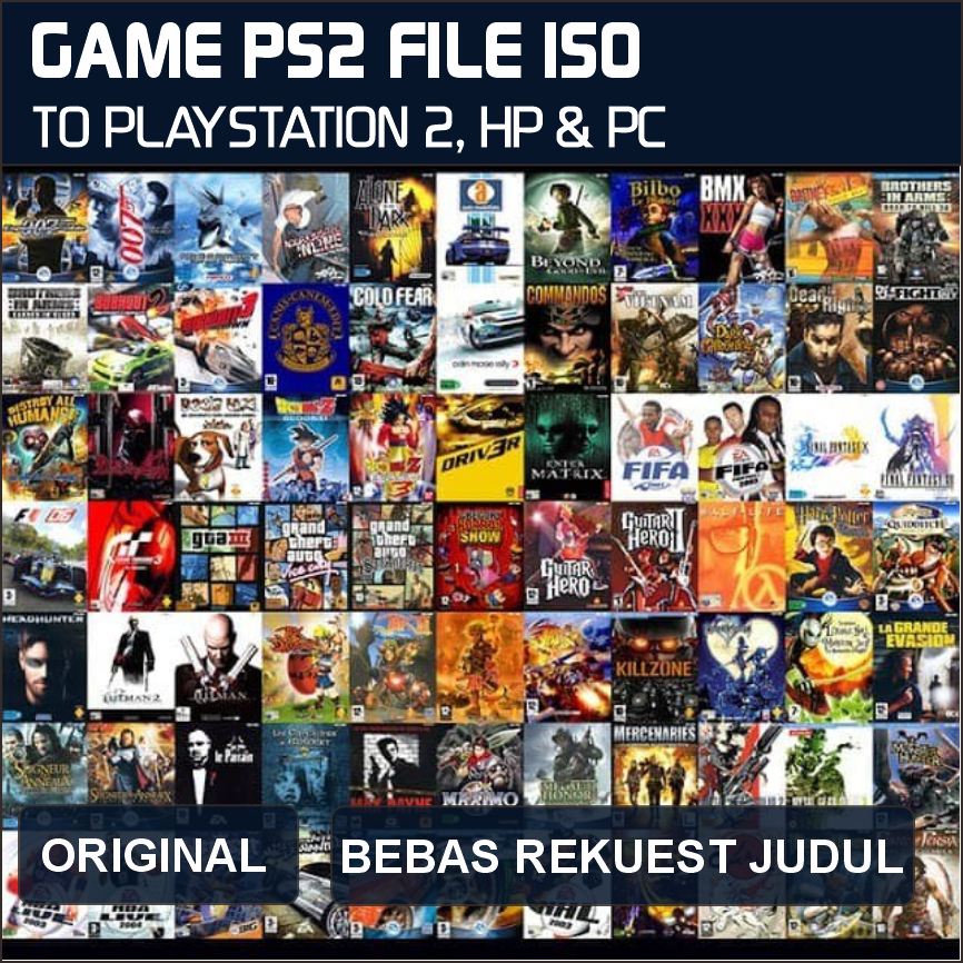 Pacote De Jogos ISO Ps2 | Shopee Brasil