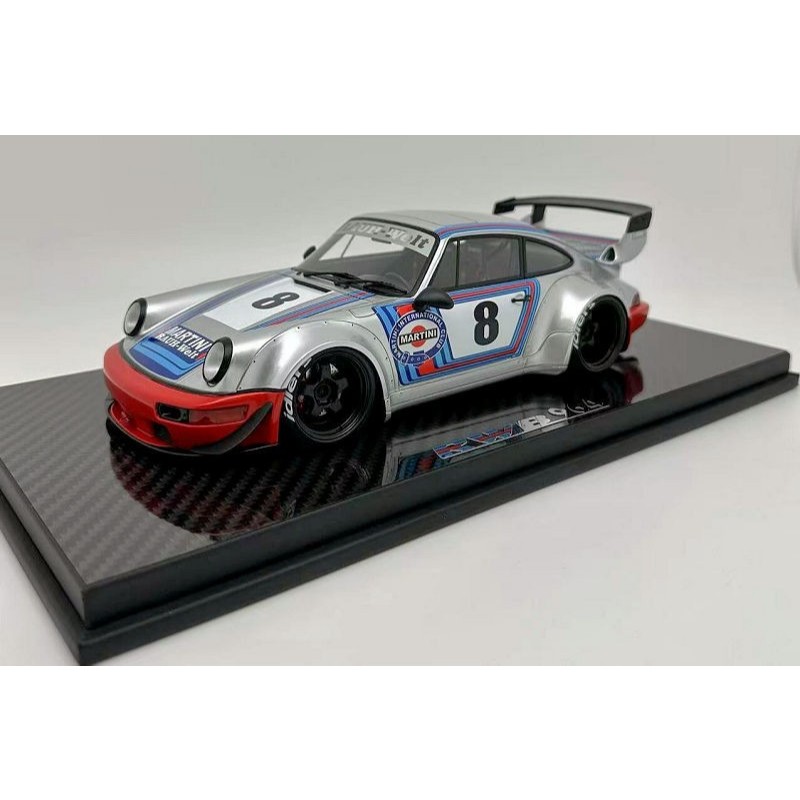 1/18 TGM PORSCHE 964 RWB MARTINI DIECAST Miniatura Não AUTOART IG ...