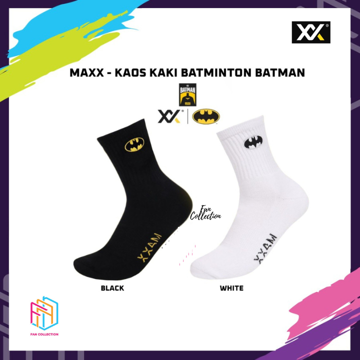 Maxx BATMAN Edição Especial Meias Esportivas Choque Badminton | Shopee ...
