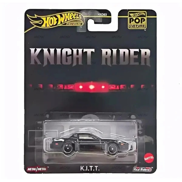 HITAM Hot Wheels Premium Cultura Pop Knight Rider KITT Racing Preto ...