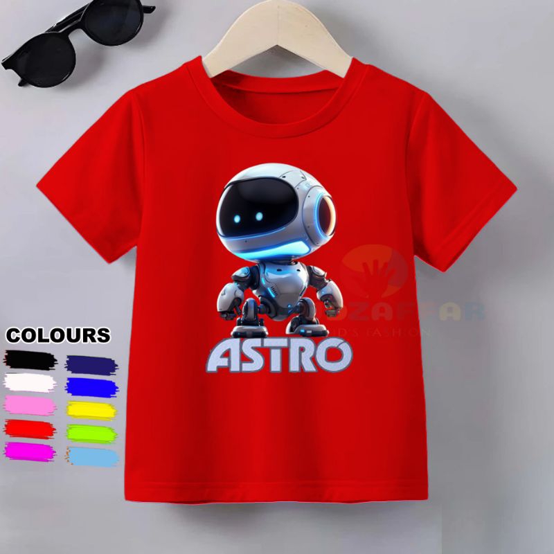 Camisetas Infantis ASTRO BOT SONY Missão Resgate Personagem T-Shirt ...