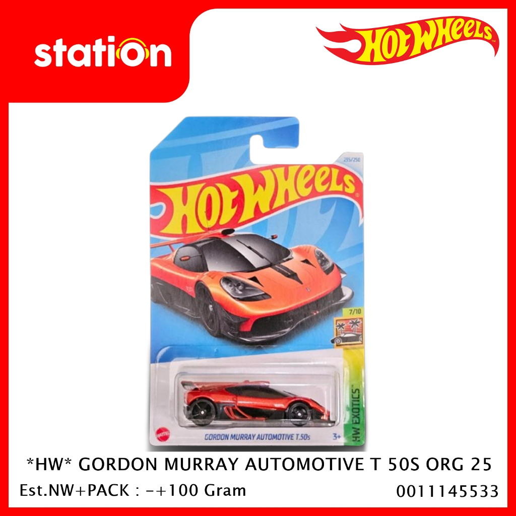 Hot WHEELS HW GORDON MURRAY Automotivo T 50S-DIECAST | Shopee Brasil