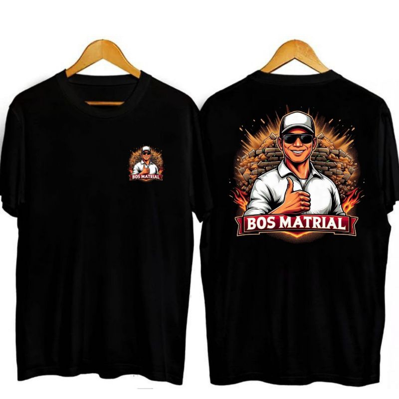 T-Shirt De MATERIAL BOS Impresso Em Tela Dtf/De Camisetas | Shopee Brasil