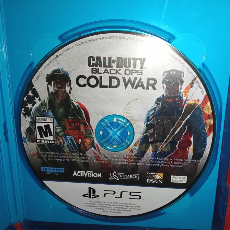 Ps5 Call Of Duty Black Ops Cold War-Somente Disco Sem Capa E Caixa De ...