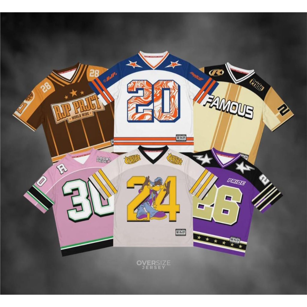 Streetwear Hockey Rugby Baseball Jersey Número Série RJP vol . 4 ...