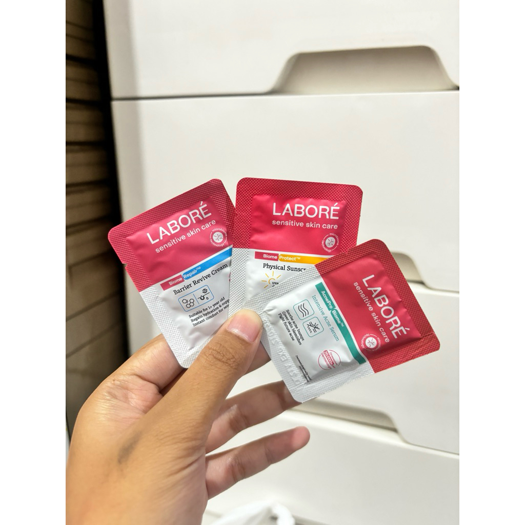 Creme Barreira Labore Revive | Protetor Solar Sachê De Soro Para Acne ...