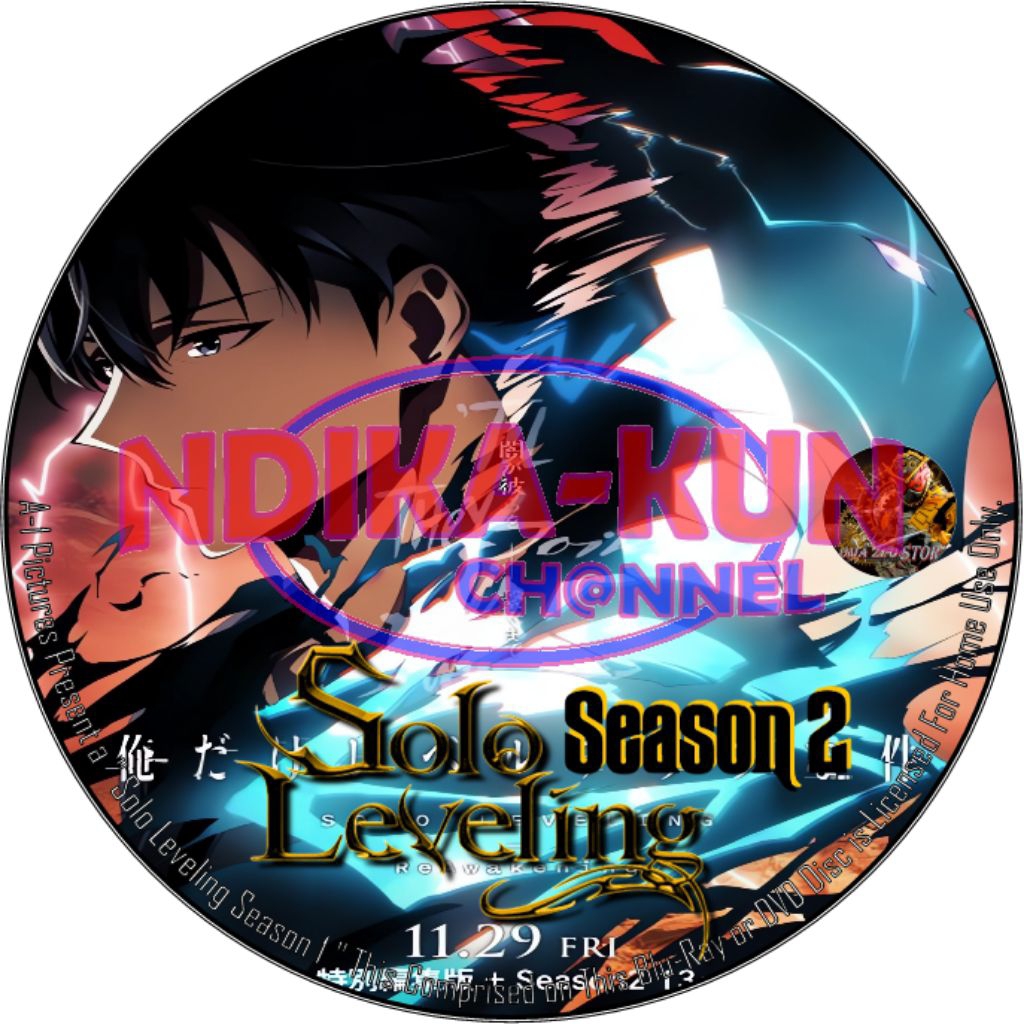 Solo Leveling Temporada 2 DVD Cassete Legend Indonésia Episódio ...