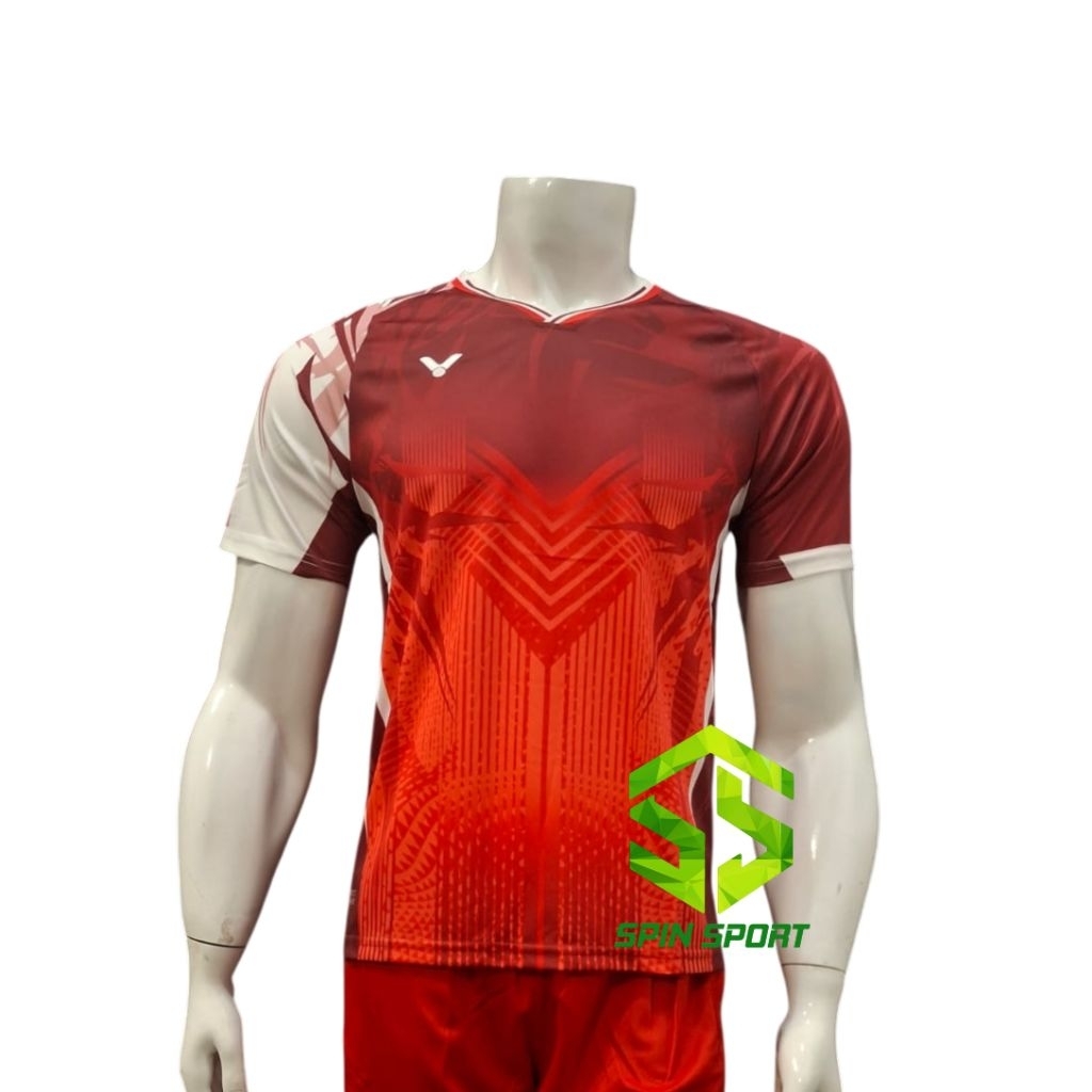 MERAH [V6652 Vermelho] Camisa De Badminton V Import Go Premium Última ...
