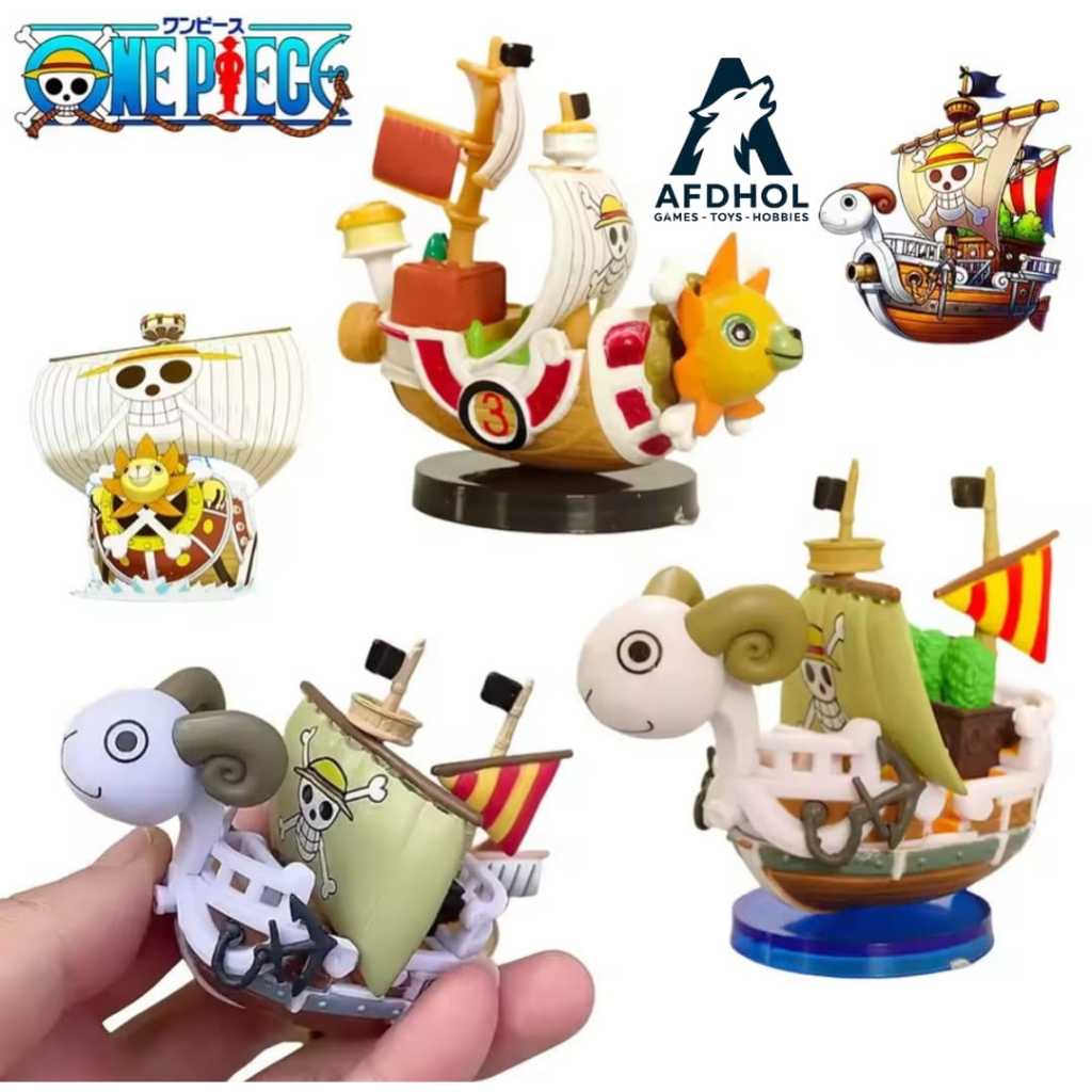 Navio Miniatura ONE PIECE GOING Feliz Mil SUNNY LUFFY KRU Pirata ZORO ...