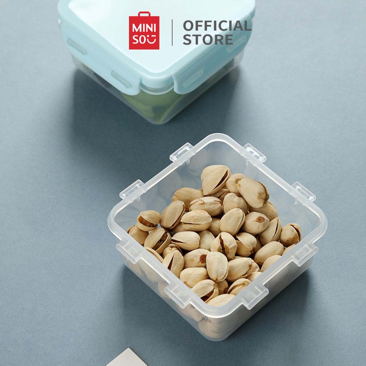 Miniso X Macaron Cor Quadrada Caixa De Armazenamento 330mL Multiuso ...
