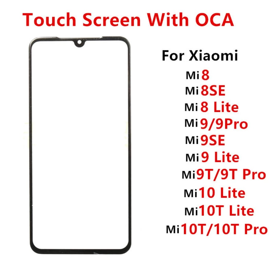 Tela Externa Para Xiaomi Mi 8 9 10 SE 9T 10T Lite Pro Painel LCD Frontal Touch Display Cobertura ...