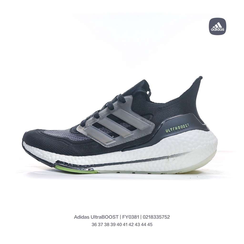 Adidas Ultra Boost 2021 " Cinza/Branco/Preto " UB2021 Hosier Tricotado ...