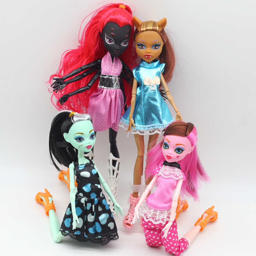 Conjunto De Bonecas Monster High School Bjd Doll E Vestido 12 Juntas ...