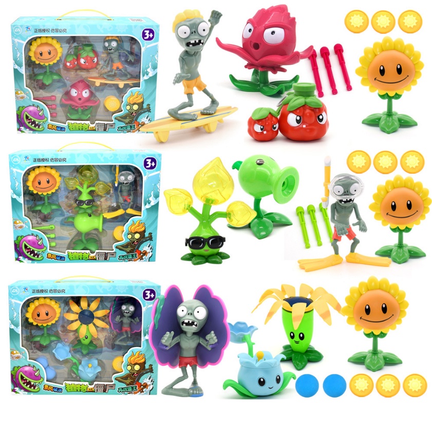 Plantas vs . Zombies New Ride the Wind and Waves Beach Series/Shell ...