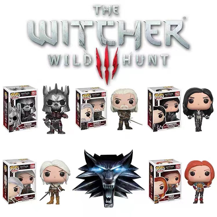 FUNKO POP O Witcher 3 Wild Hunt Eredin/Yennefer/Geralt/Ciri/Triss ...