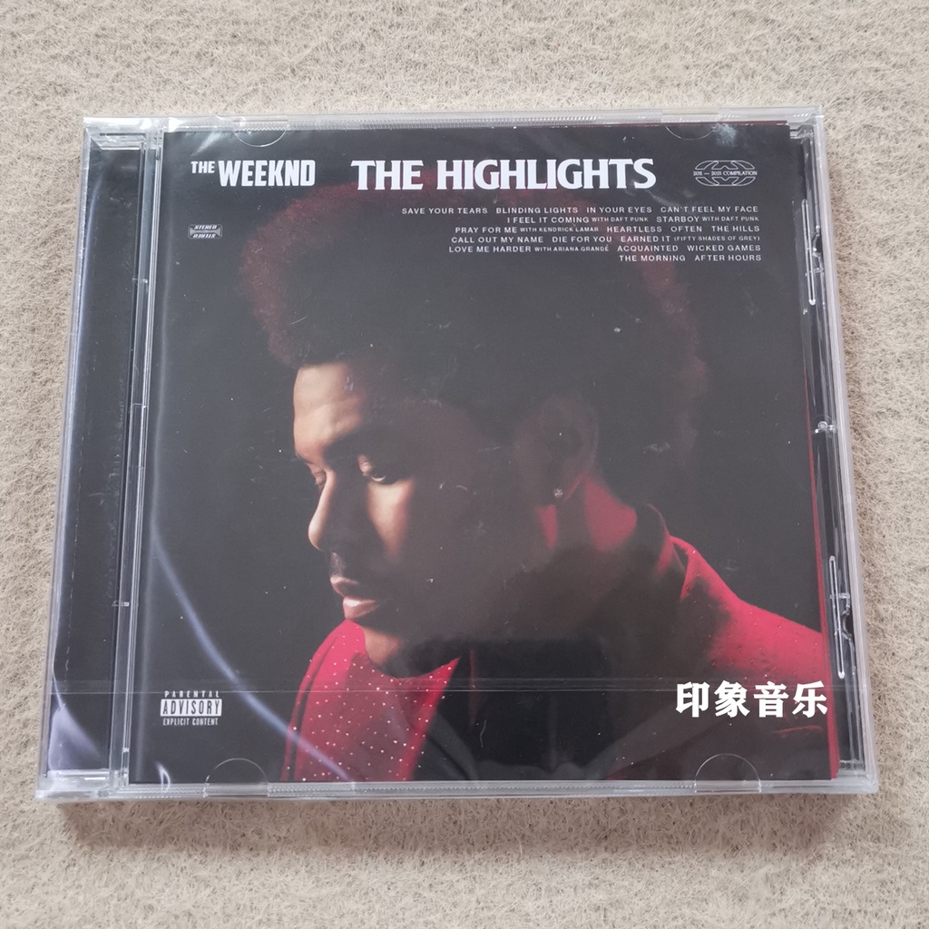 O Álbum The Weeknd Highlights CD 2021 [Selado] VB | Shopee Brasil