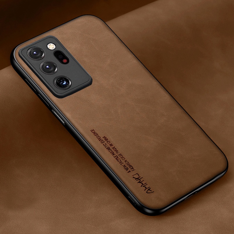 Capa De Silicone Quente Para Samsung Galaxy Nota 20 Ultra Case Pu Leather S21 + S21 S22 S23 Plus ...