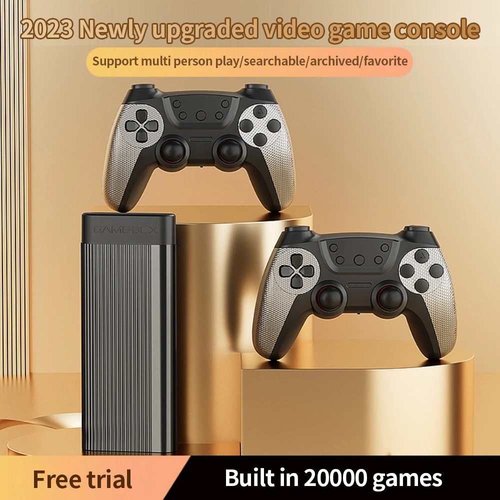 Novo console De Videogame Em Liga De Alumínio Vídeo Game Stick Double ...