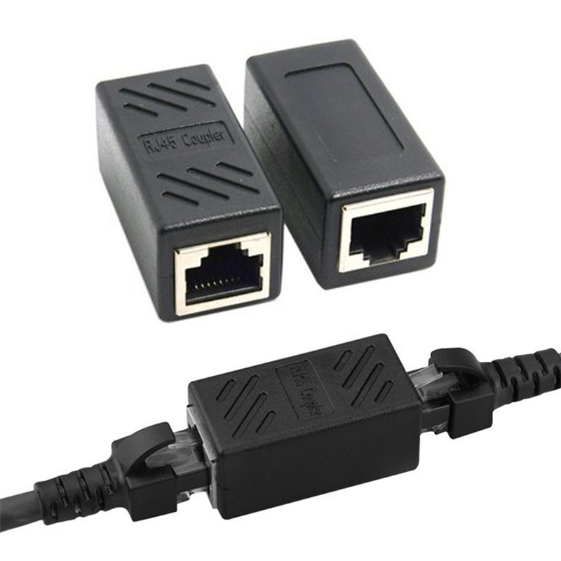 RJ45 Conector Extensor De Rede Ethernet Kabel Extender Adaptador ...