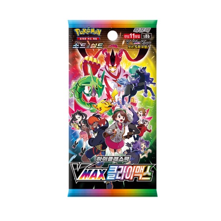 [s8b] Pokemon Card "VMAX Climax" High Class Pack Korean 1 Pack | Shopee ...