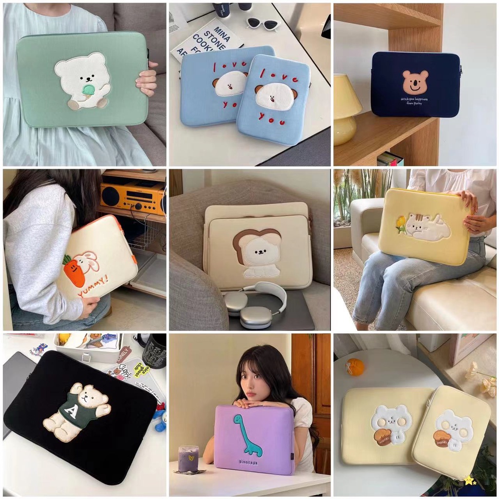 Bolsa Para Laptop ins Estilo Coreano Capa Protetora De Forro De tablet ...