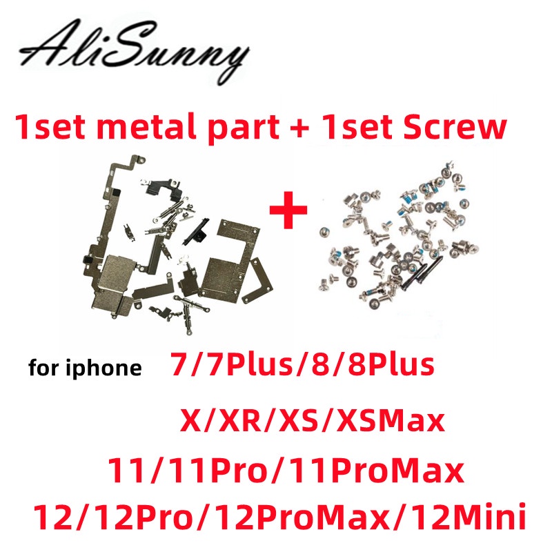 Conjunto Completo De Acessórios De Peças Metálicas Internas Para iPhone ...