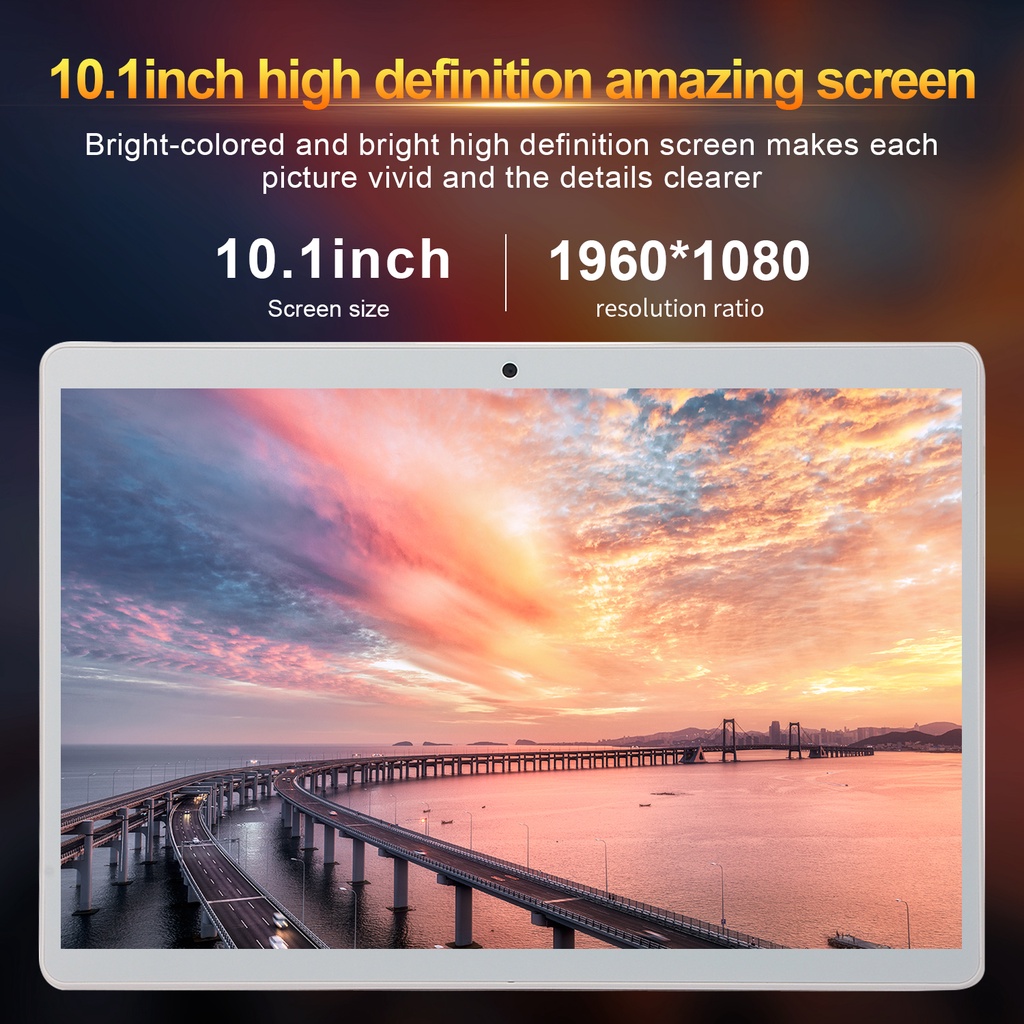 tablet Inteligente De 10,1 Polegadas Com Tela Grande De 12 + 512GB ...