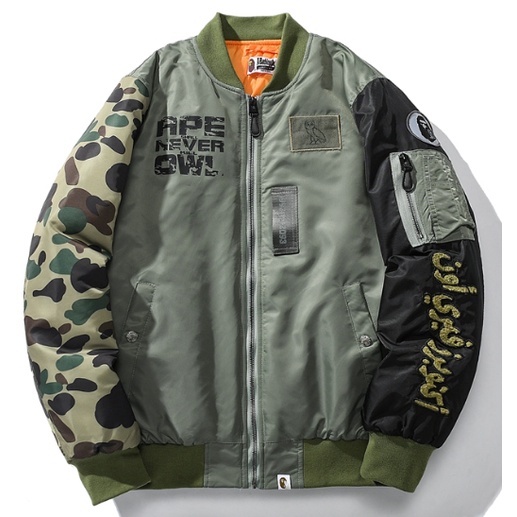 Novo Moda Bape Camuflagem Tubarão Homens Mulheres Uniforme De Beisebol ...