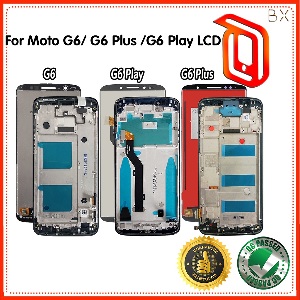 Tela Original Para MOTO G6/Plus G6 Montagem Da LCD G6 Play XT1922 ...