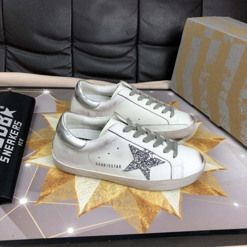 203YMB2 GGDB Golden Goose SUPERSTAR Homens Mulheres Tênis De Corte ...