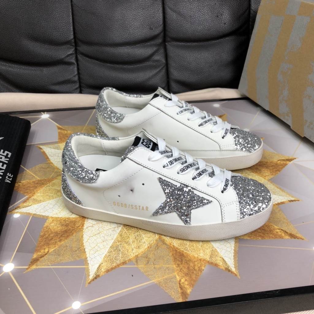 201YMB2 GGDB Golden Goose SUPERSTAR Homens Mulheres Tênis De Corte ...