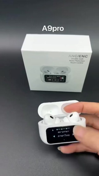O Mais Novo A9 Pro Smart Touch Screen Bluetooth Fone De Ouvido ANC ...