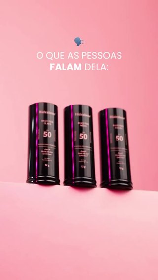 Base Facial Stick 50 FPS Hidrabene tipo Bastão Clareador Multifunção ...