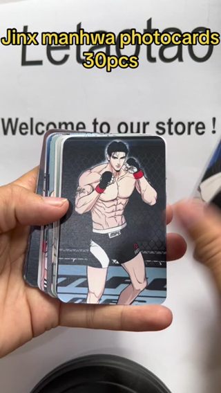 10-55pcs Jinx Mingwa Hologram Laser Lomo Cards Manga Manhwa comic Photo ...