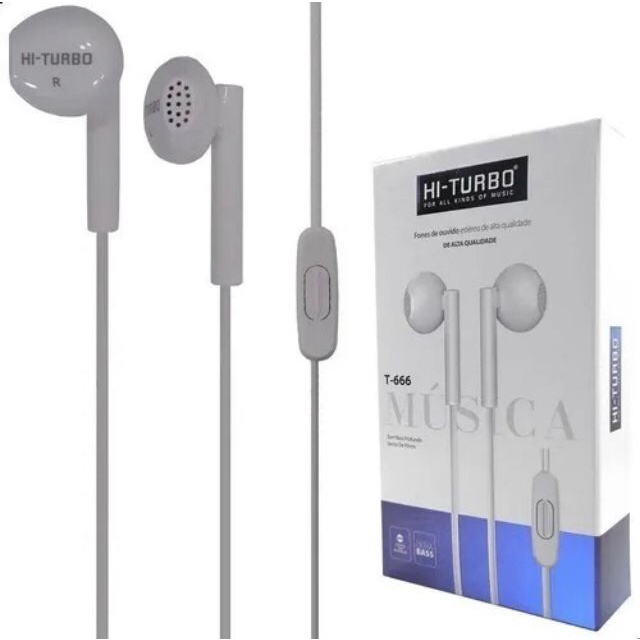 Fone de ouvido P2 Estéreo Bass Fone com fio para celular tablet ...