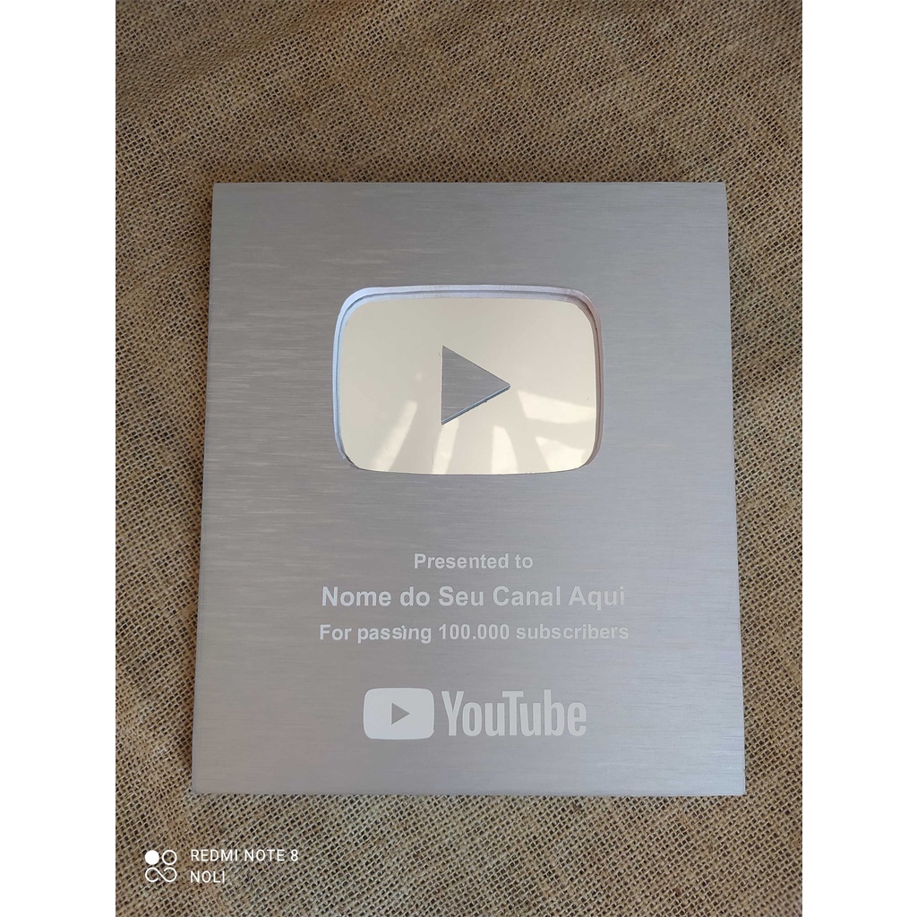 Placa com Inscritos do Youtube | Shopee Brasil