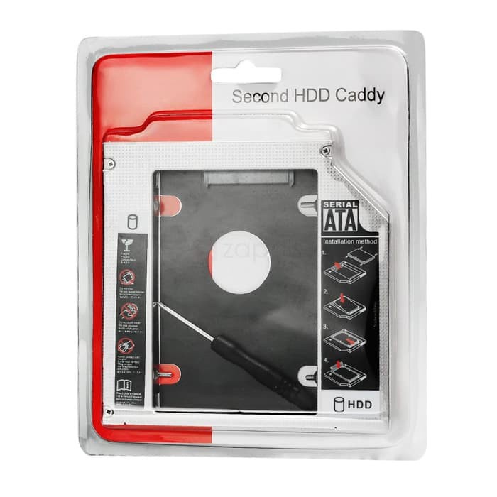 Adaptador Caddy HD SSD Sata 9.5mm Para Notebook | Shopee Brasil