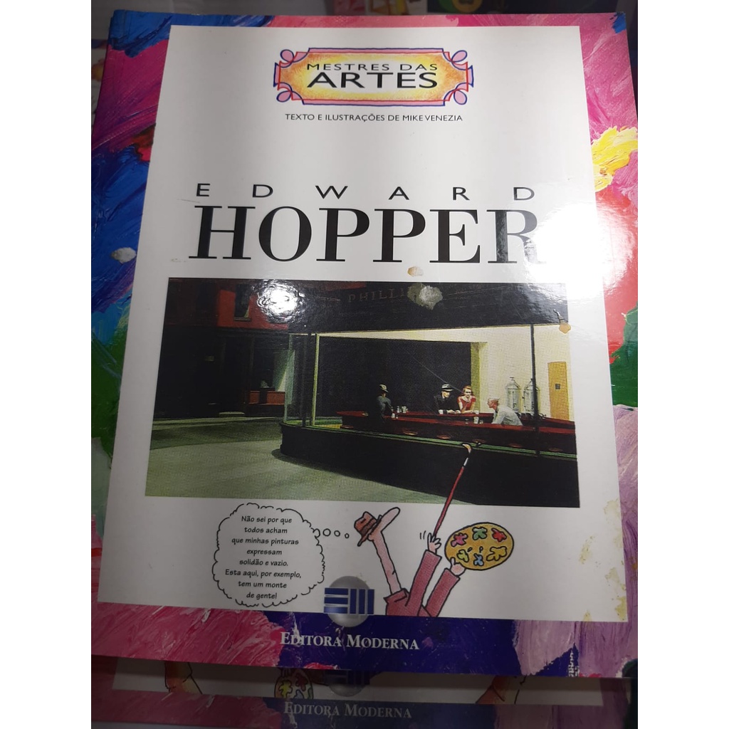 LIVRO - Mestres das Artes - Michelangelo - Bruegel - Hopper - Gauguin ...