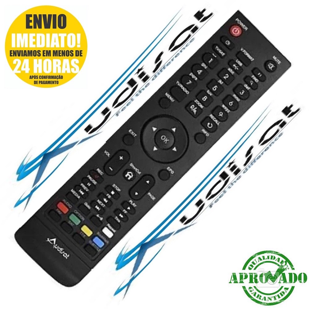 Controle Remoto Receptor Audisat A1 Plus | Shopee Brasil
