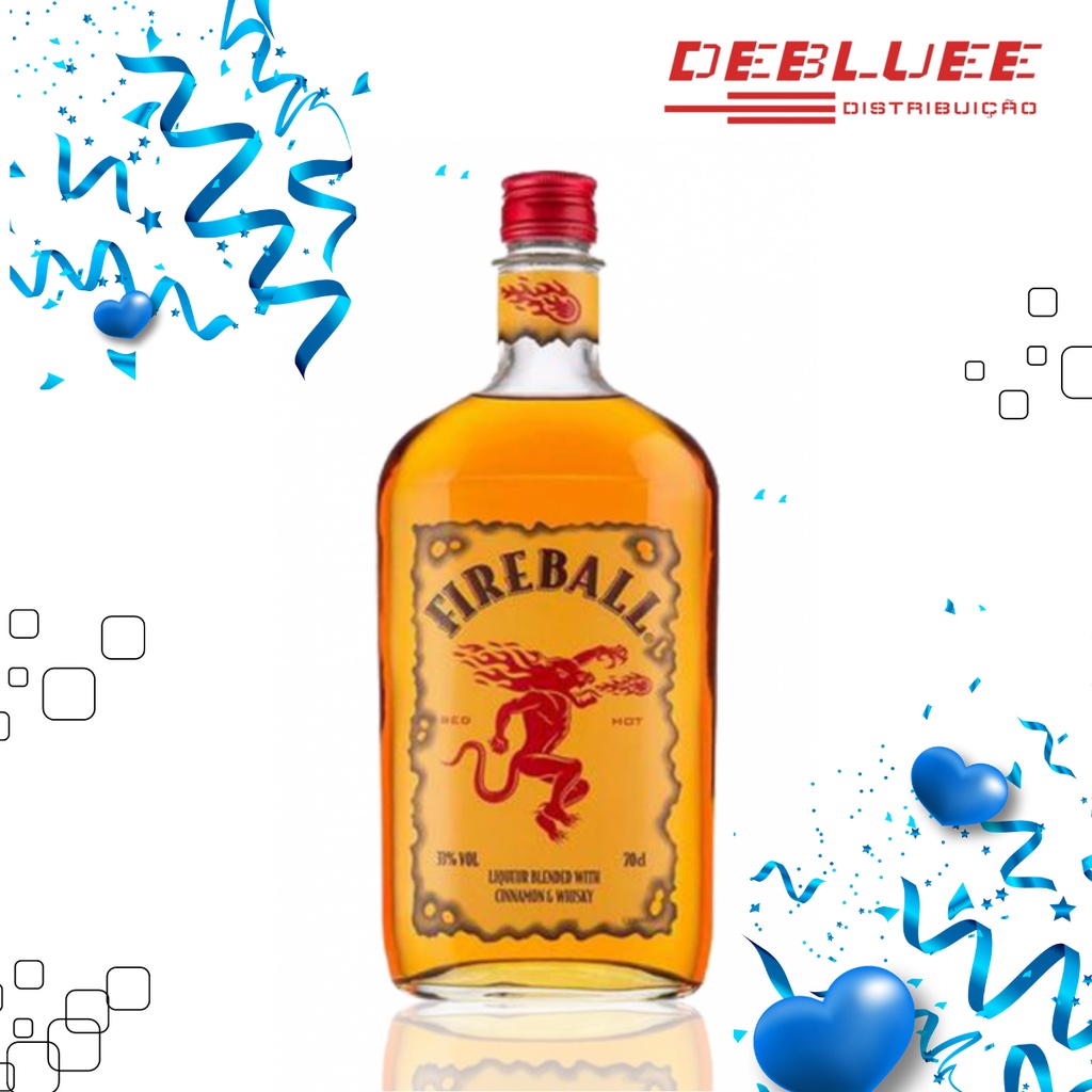 Whisky Fireball Com Licor De Canela 750ml | Shopee Brasil