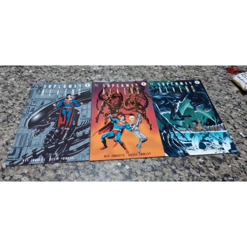 Superman Vs. Aliens - Coleção Completa - Gibi | Shopee Brasil