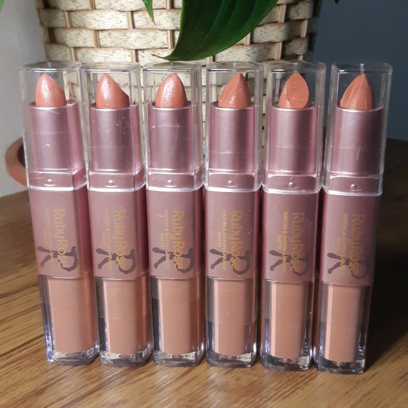 Batom Ruby Rose Duo Matte ( Cor 065, Cor 366, Cor 313, Cor 364 , Cor ...