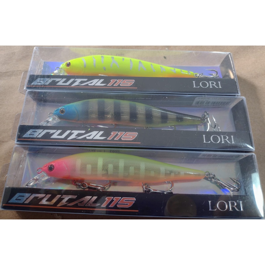 Isca Brutal 115 Lori Fishing 11,5 Cm Sinking( AFUNDA) | Shopee Brasil