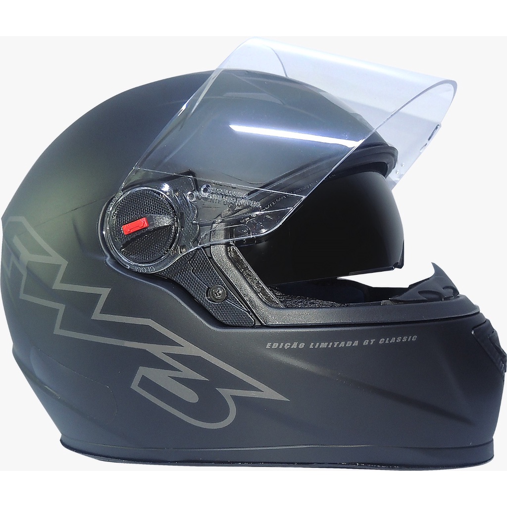 Capacete Moto Fw3 Gtx Classic Fosco Óculos Interno FumÊ 60 | Shopee Brasil