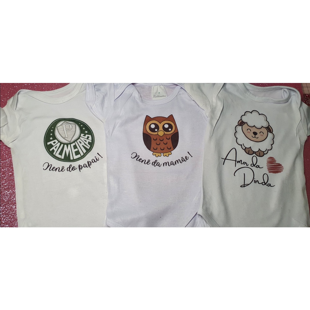Body Bebê Personalizado (sublimado) | Shopee Brasil