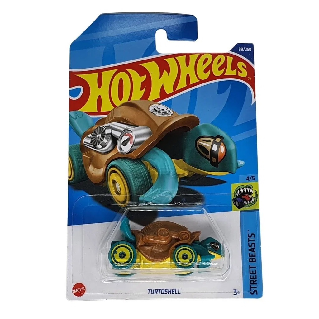 Hot Wheels Turtoshell Street Beasts - Mattel | Shopee Brasil